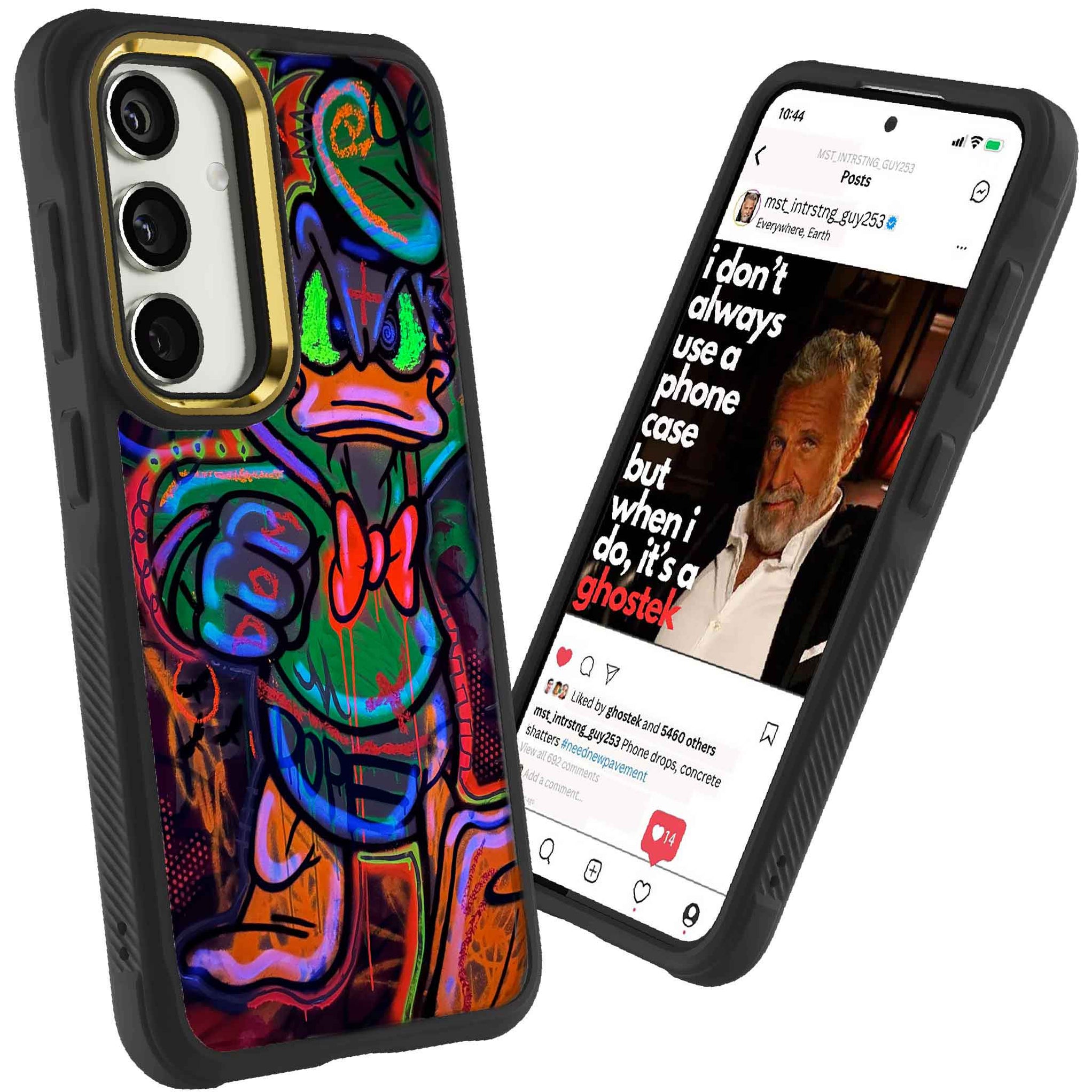 Donald Duck Lux Aeterna — COVERT Collab Artwork Case — GHOSTEK